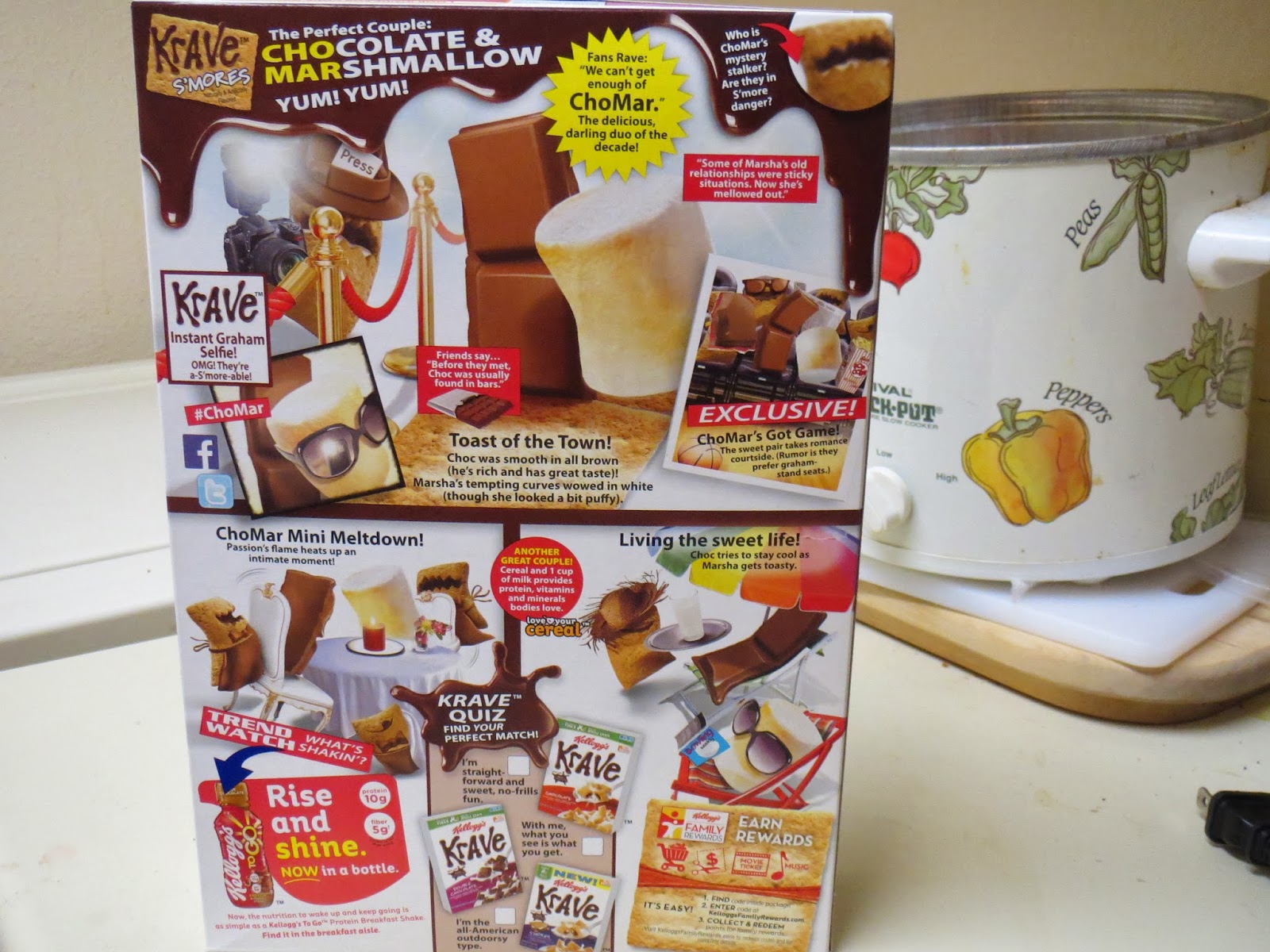 THE INTERNET IS IN AMERICA: Krave S'mores Cereal Review!